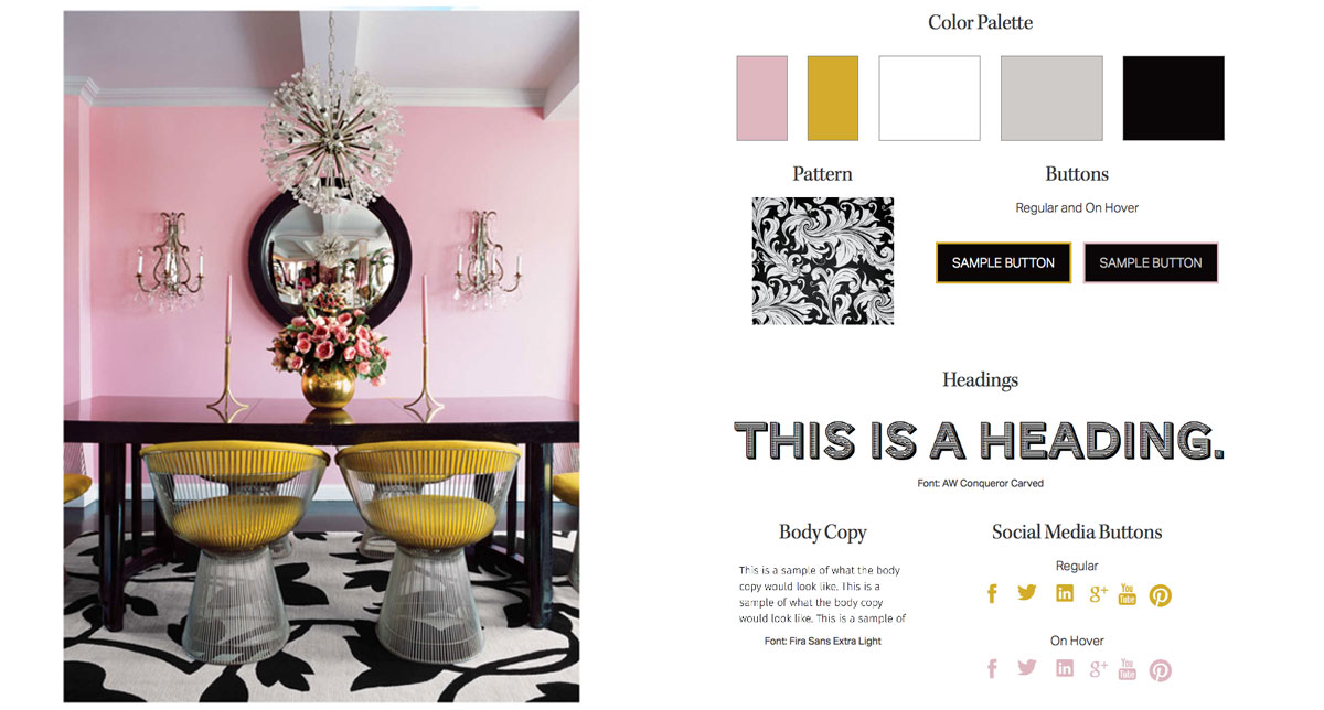 Interior Design as Web Design Inspiration